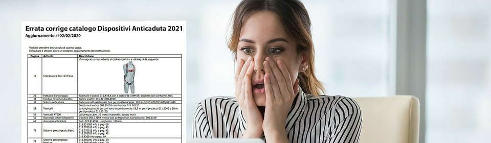 Errata corrige nel catalogo prodotti: come eliminare le fasi di correzione
